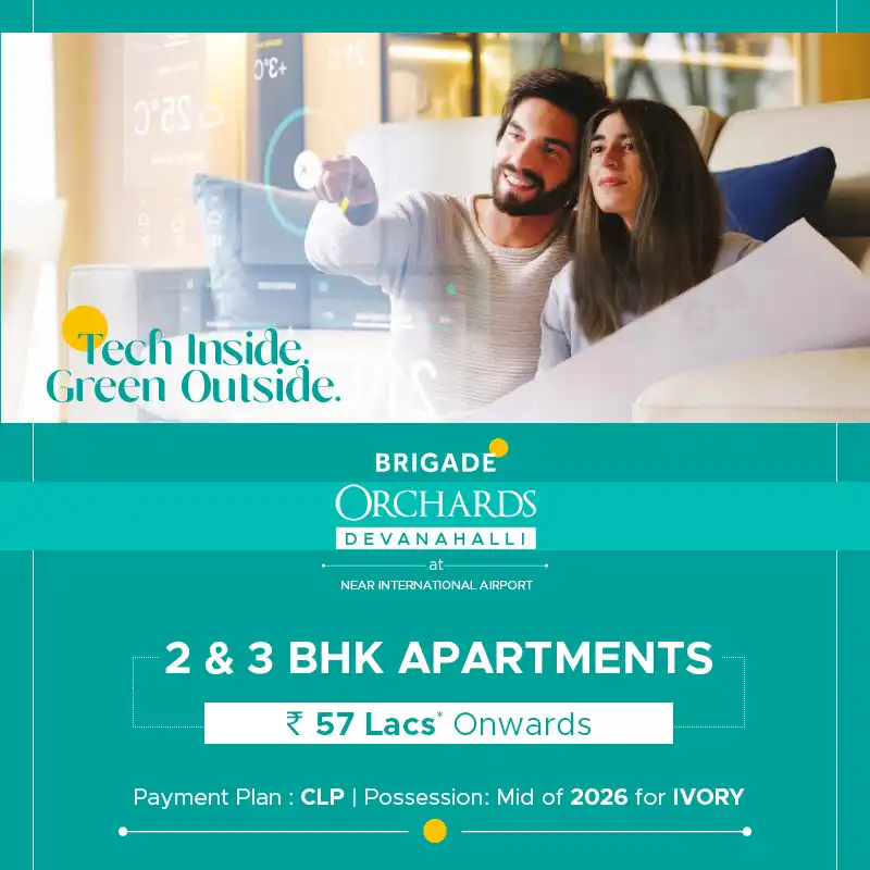 Brigade Properties, Bangalore |1.5, 2 & 3 BHK APARTMENTS